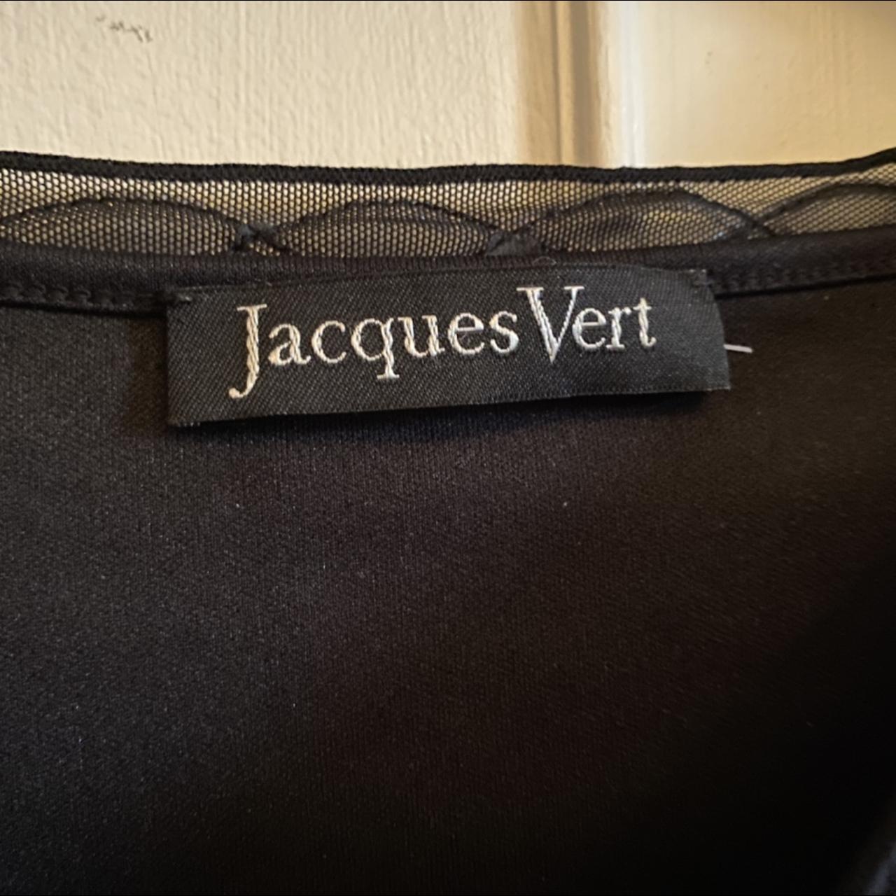 Jacque Vert black top and skirt with silver detail,... - Depop