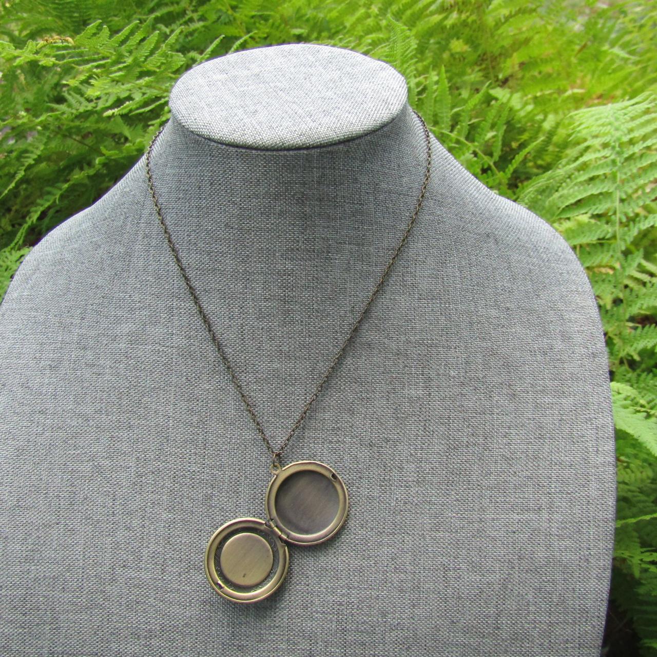 Book of Magic Locket Moon Lunar Witchy Design FREE... - Depop