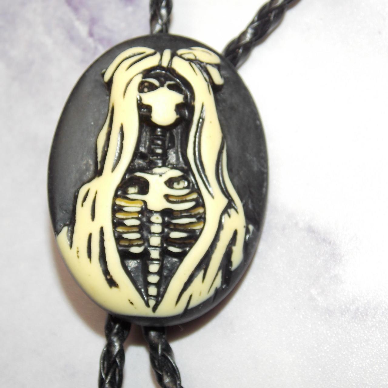 Ghastly Specter Skeleton Woman Cameo Victorian... - Depop