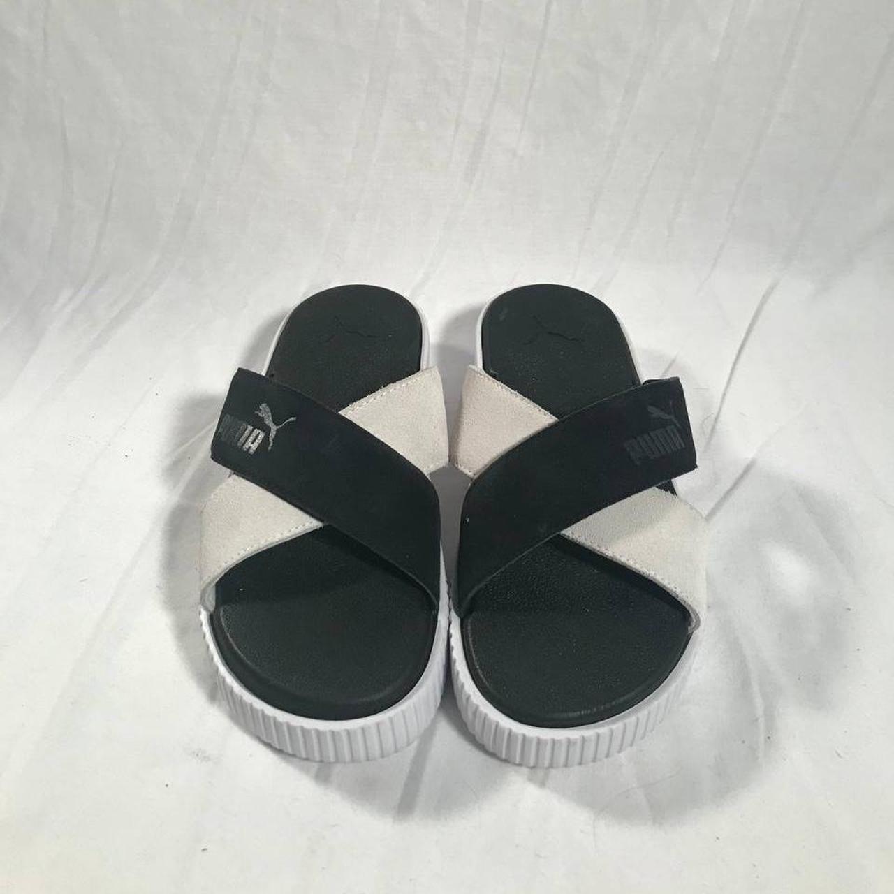 Puma Platform Slide Sandals Size: 8.5 Womens ... - Depop