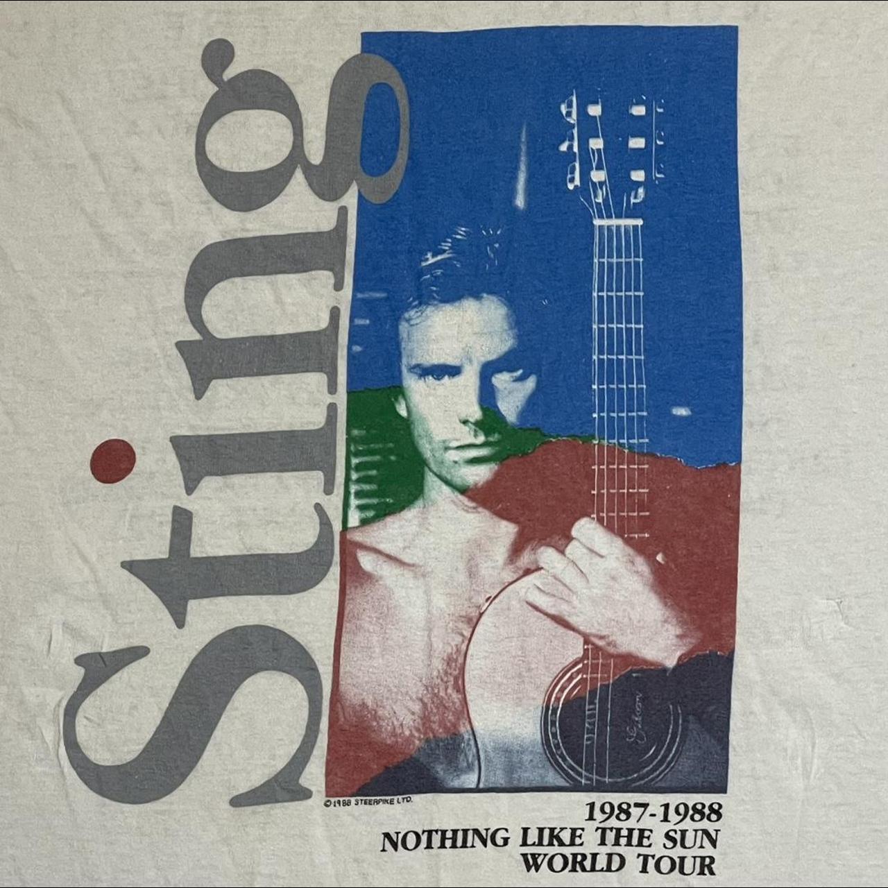 Vintage 80s 1987 sting band tee.. nothing like the... - Depop