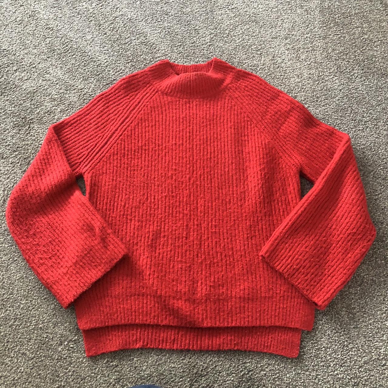 Women’s Red Primark Jumper Size Small Good condition - Depop