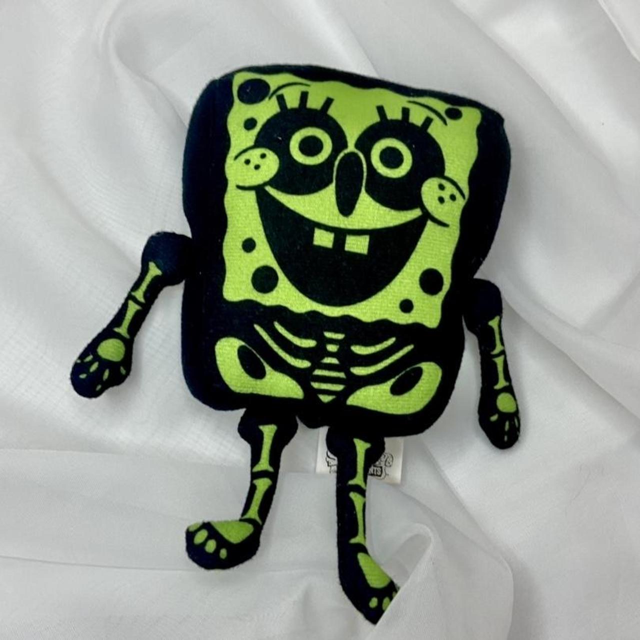 Gothic SpongeBob Halloween plush Inverted skeleton... - Depop
