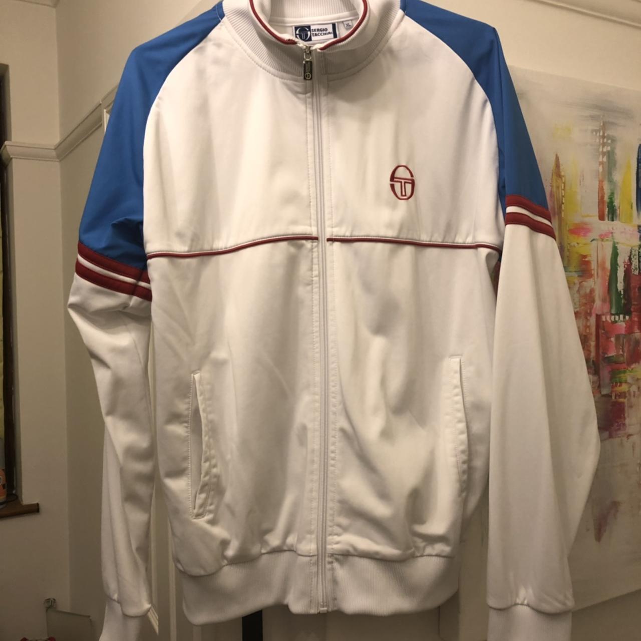 Rare Zip up track jacket jacket #80’s #sergio... - Depop