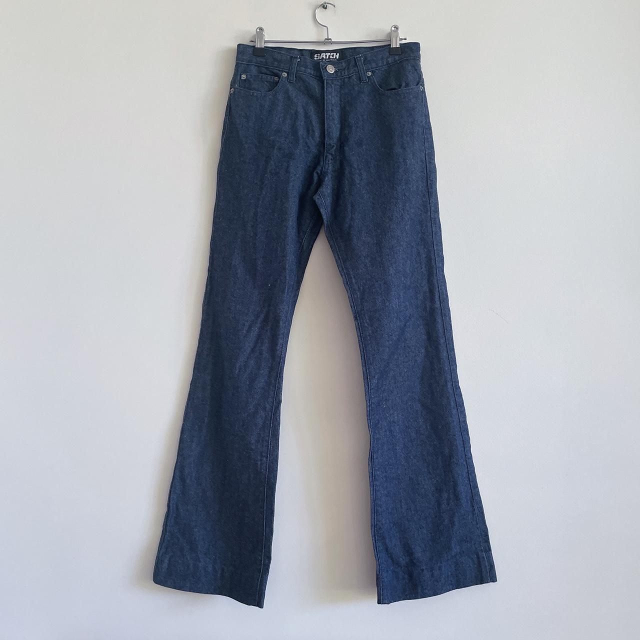 Vintage Retro Satch Jeans Boot Cut Flare Retro 90s... - Depop