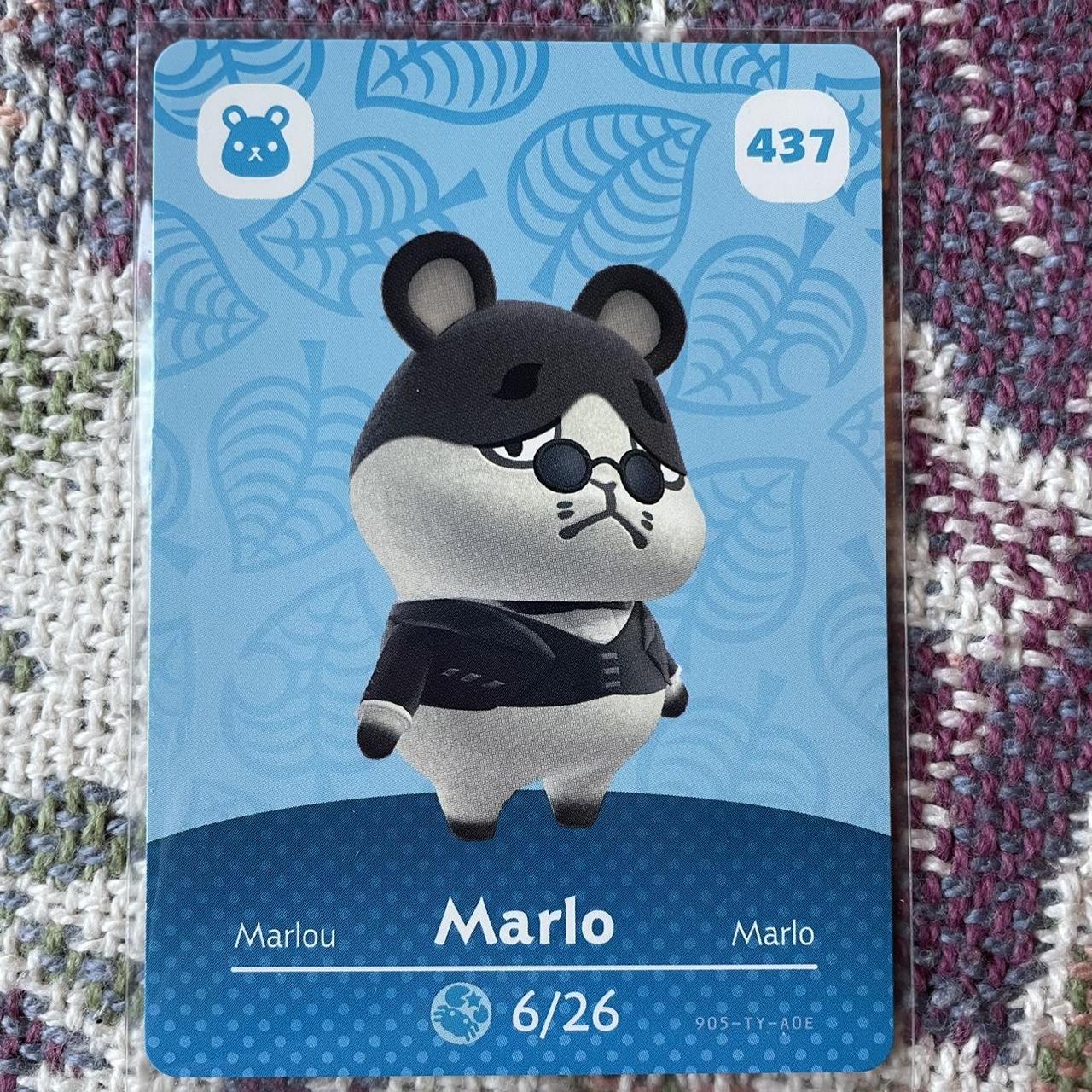 Marlo Animal Crossing Amiibo Card! ꒰ა 🤍 ໒꒱ ꕤ... - Depop