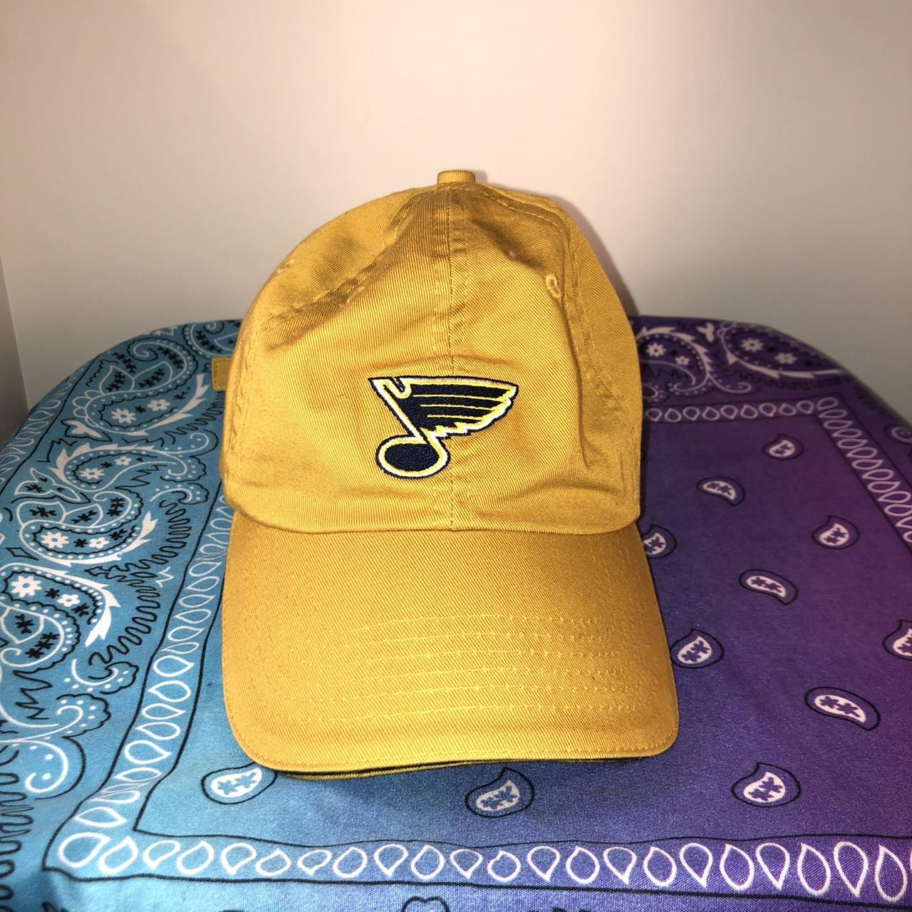 St. Louis Blues gold baseball hat / dadhat. The hat... - Depop