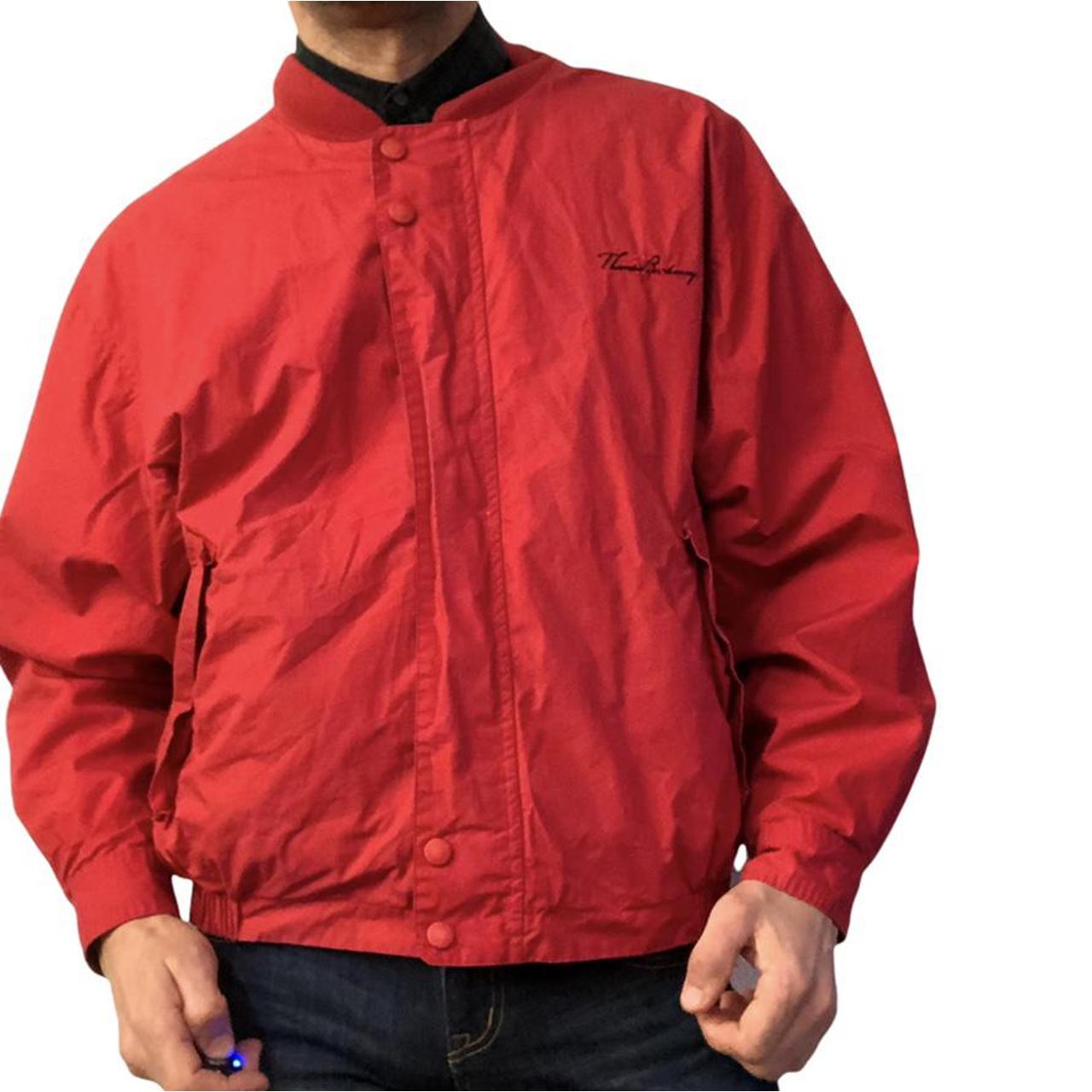 Burberry Men's Red Jacket | Depop