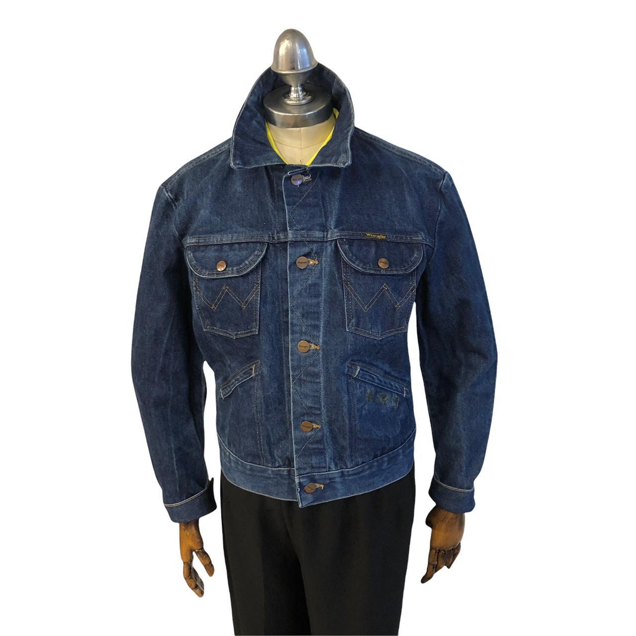 WRANGLER DENIM JACKET True vintage wrangler denim... - Depop