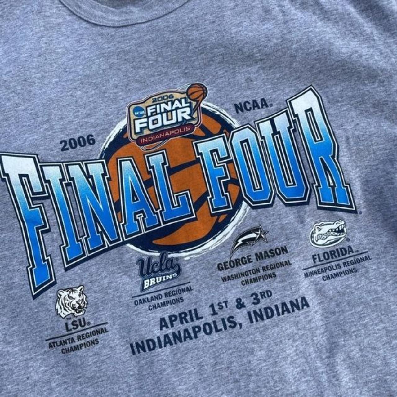 Y2K Vintage NCAA Final Four Shirt LSU UCLA George... - Depop