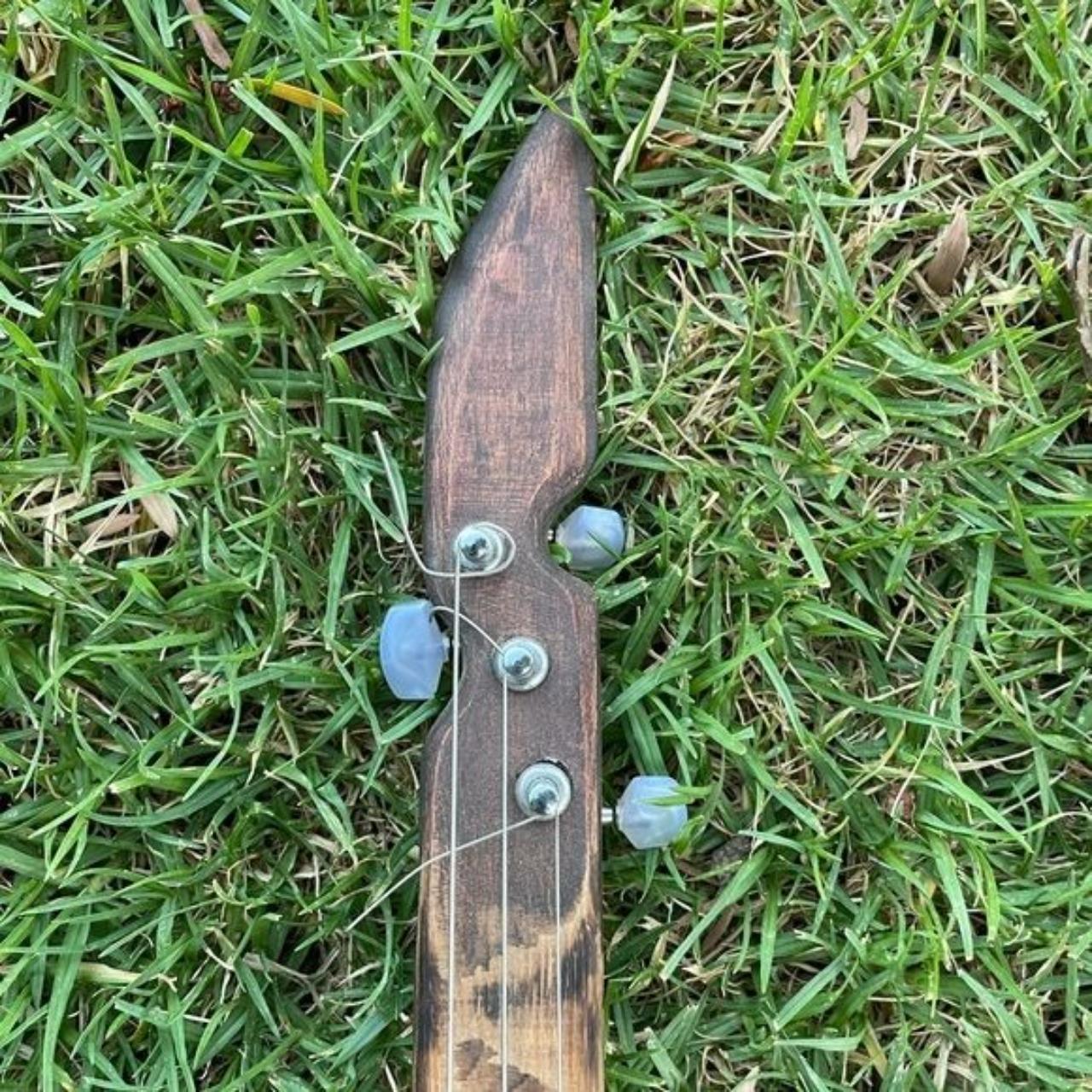 Three String Parlor Cigar Box Upright Bass Guitar... - Depop