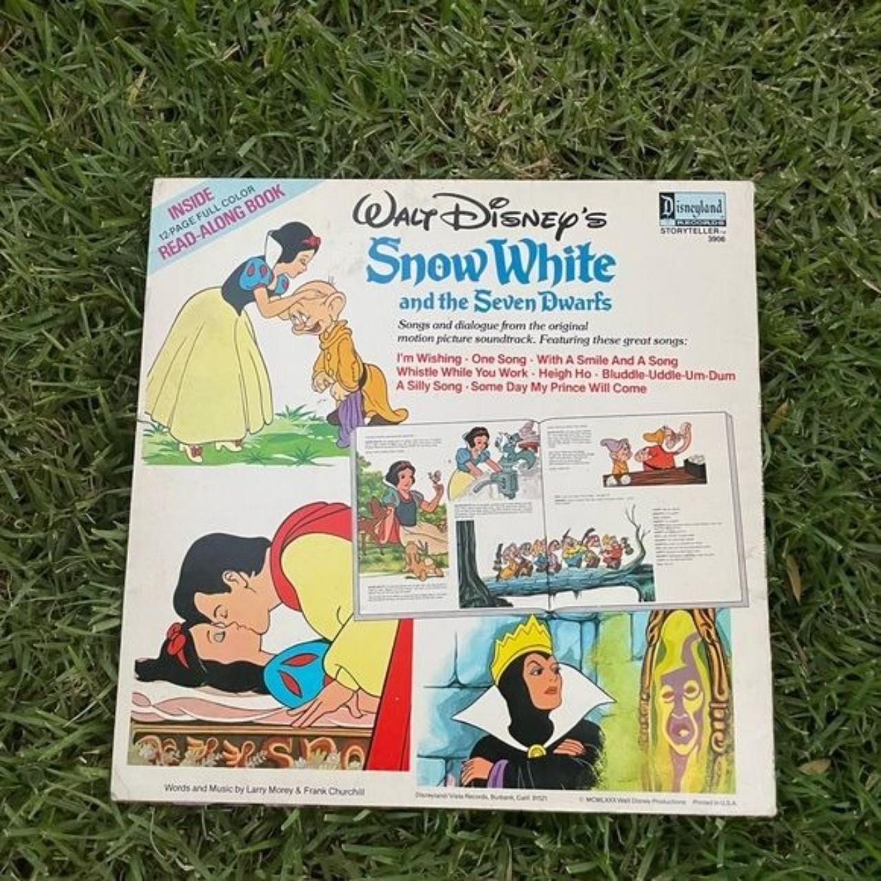 Snow White and the Seven Dwarfs Disney Album Record... - Depop