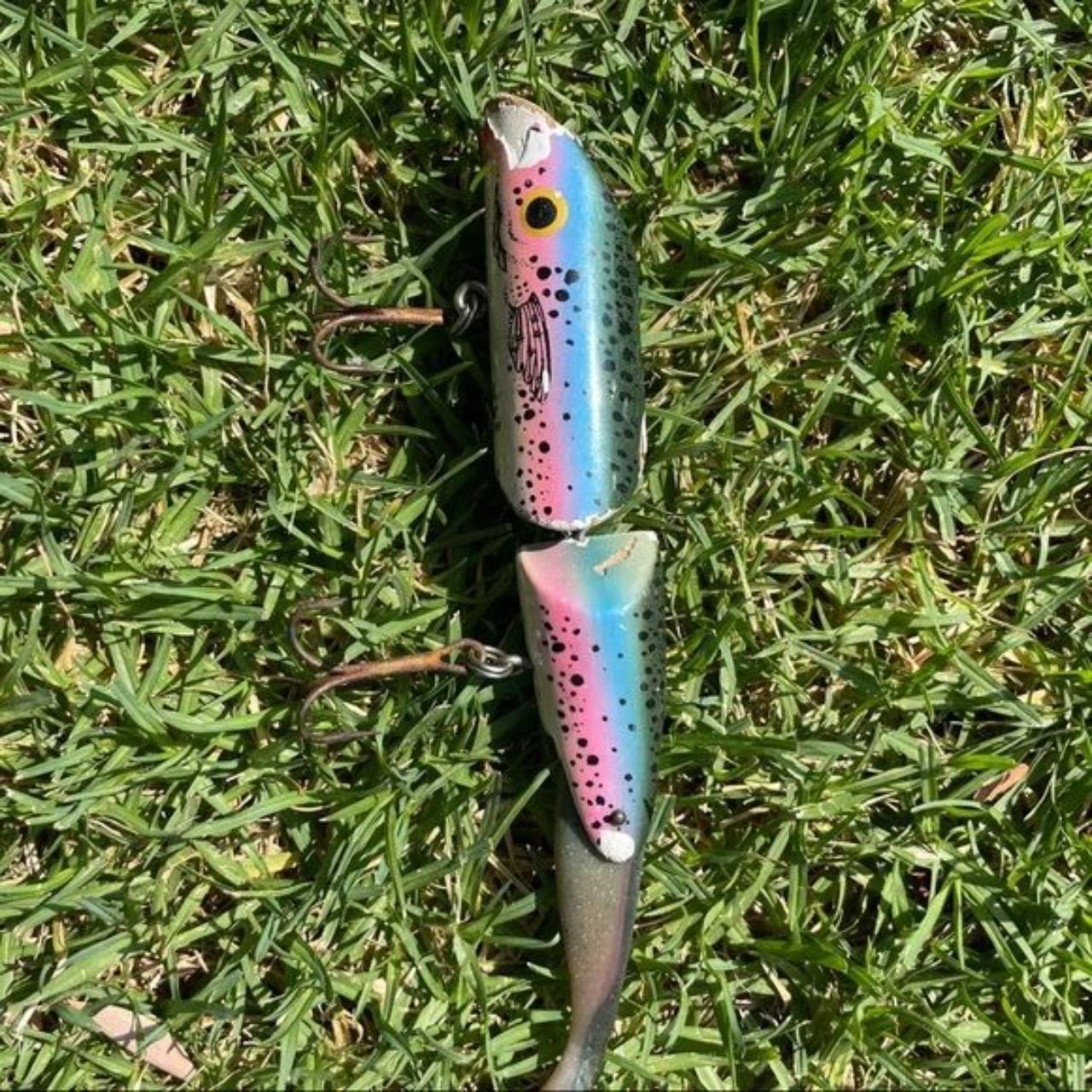 Vintage Original Luhr Jensen A.C Plug Swim bait... - Depop