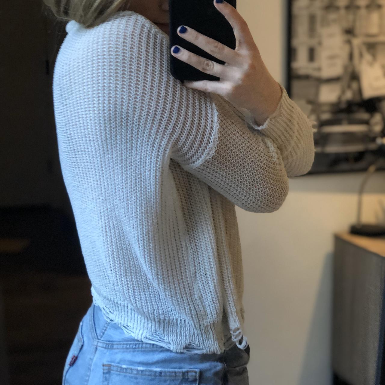 Super cute mesh sweater perfect for beach cover ups... - Depop