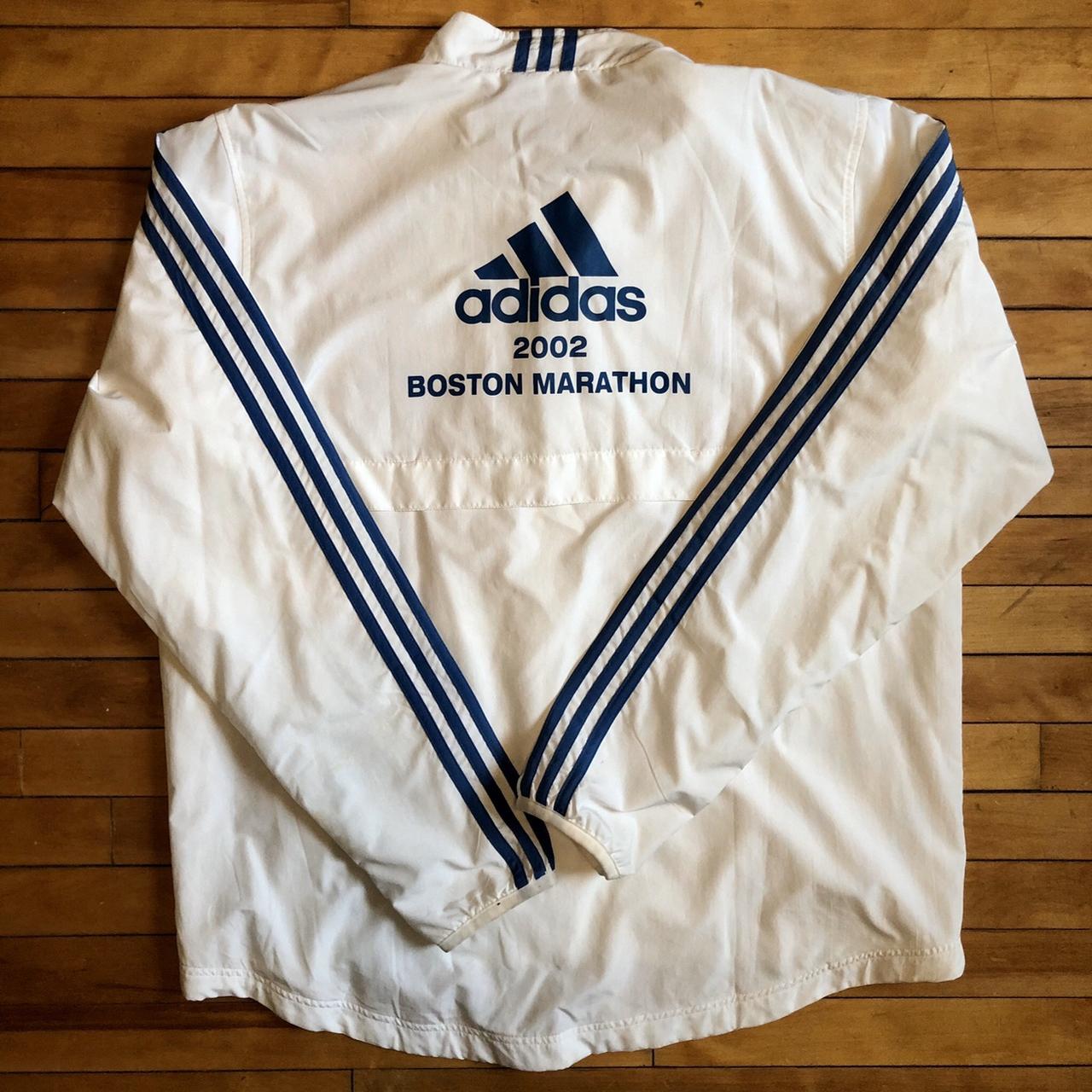 2002 Adidas Boston Marathon Track jacket 2X can also... - Depop