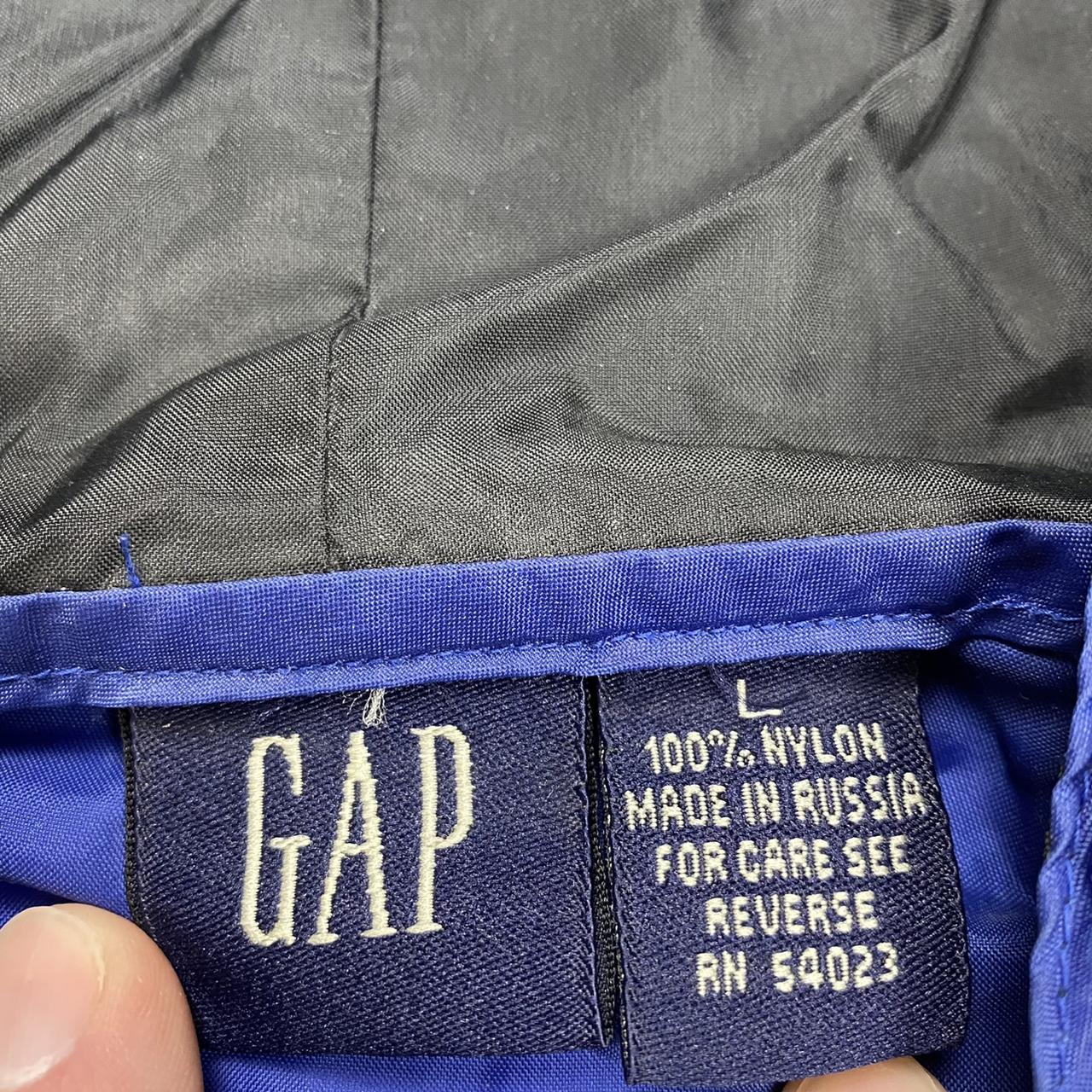 Vintage GAP lightweight hooded nylon anorak jacket... - Depop