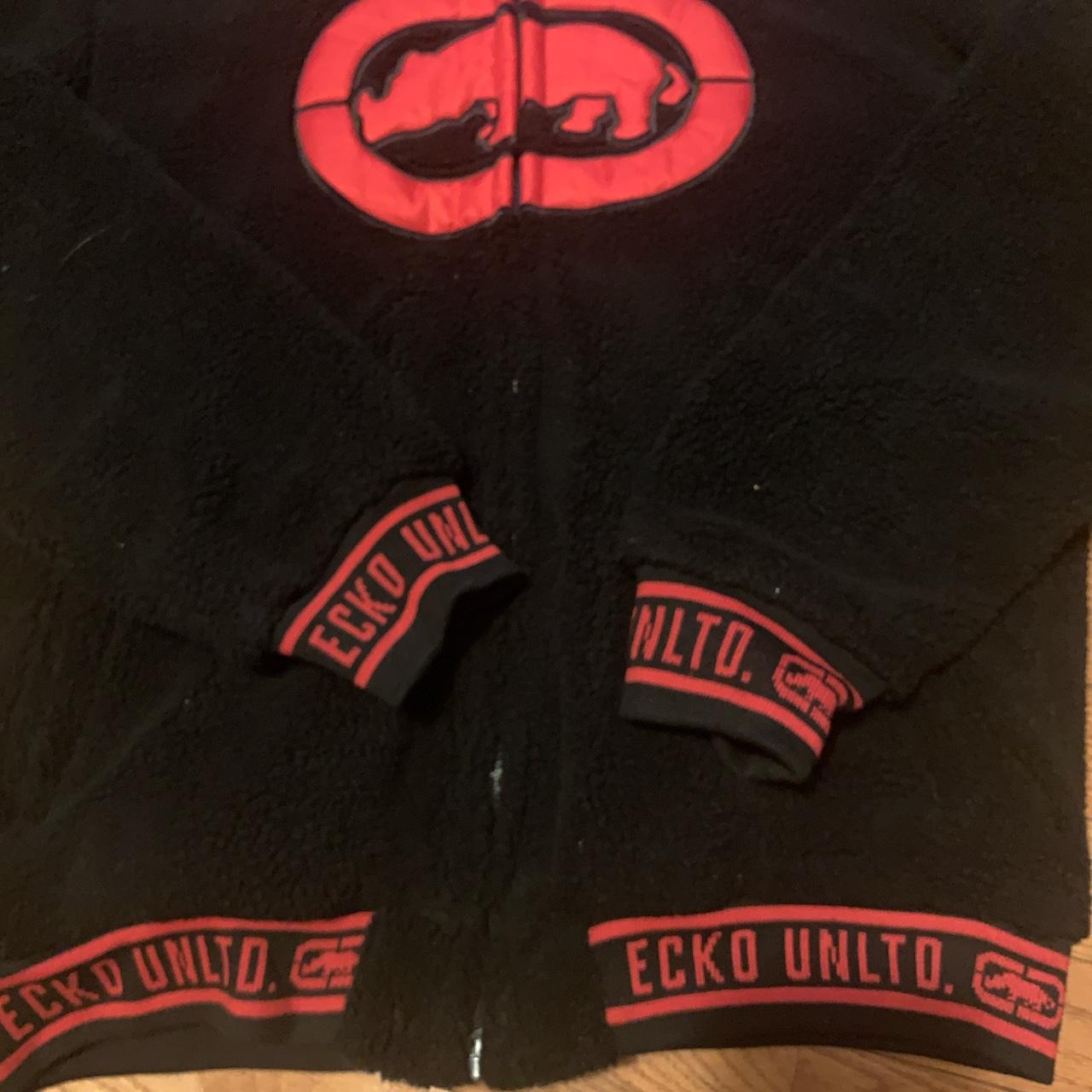 Vintage 90s Ecko Unltd fleece Dope details, great... - Depop