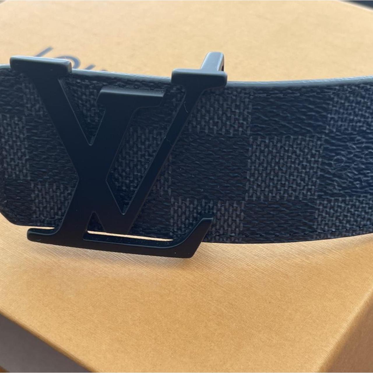 LOUIS VUITTON Authentic designer belt LV Initiales... - Depop