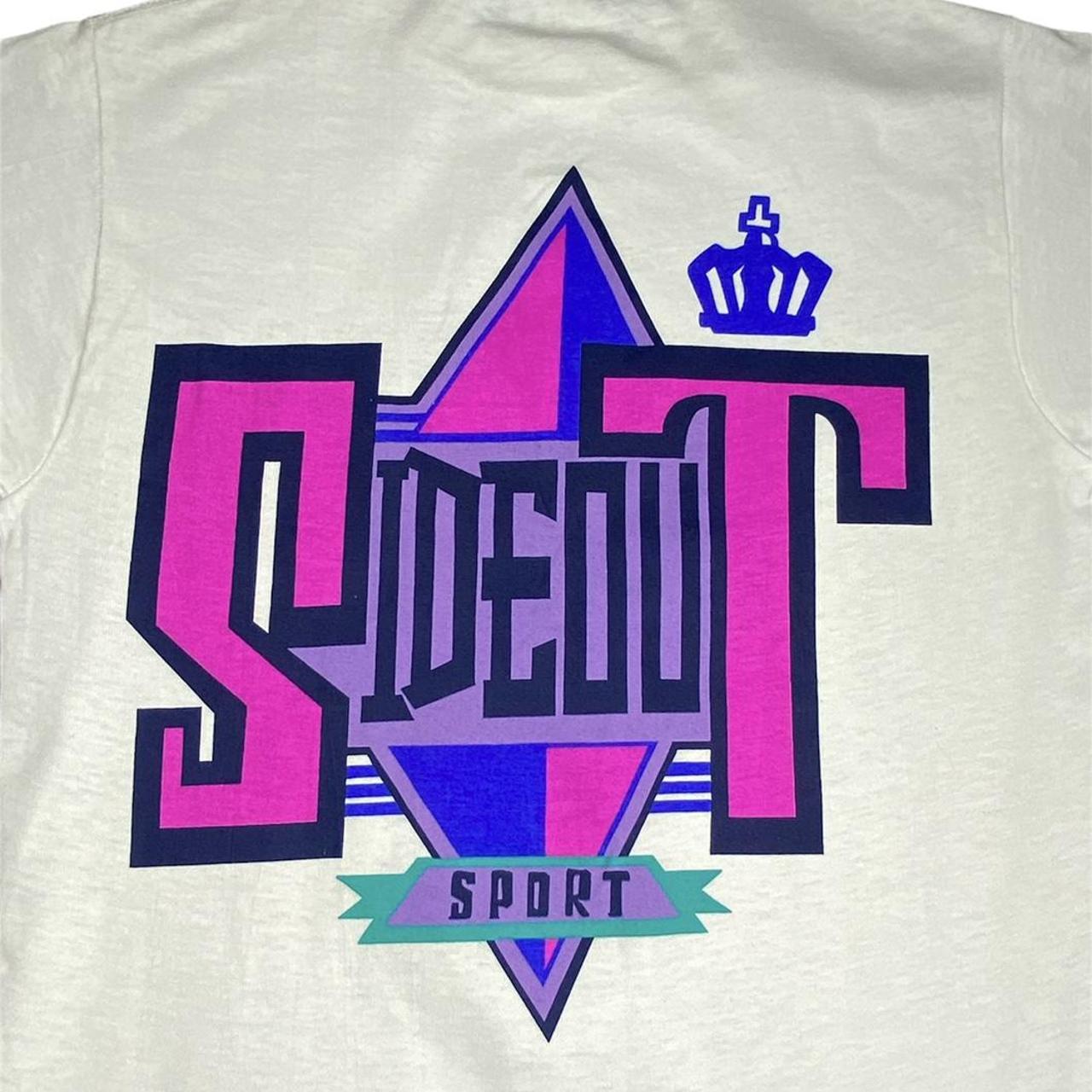 Sideout Women's White T-shirt | Depop