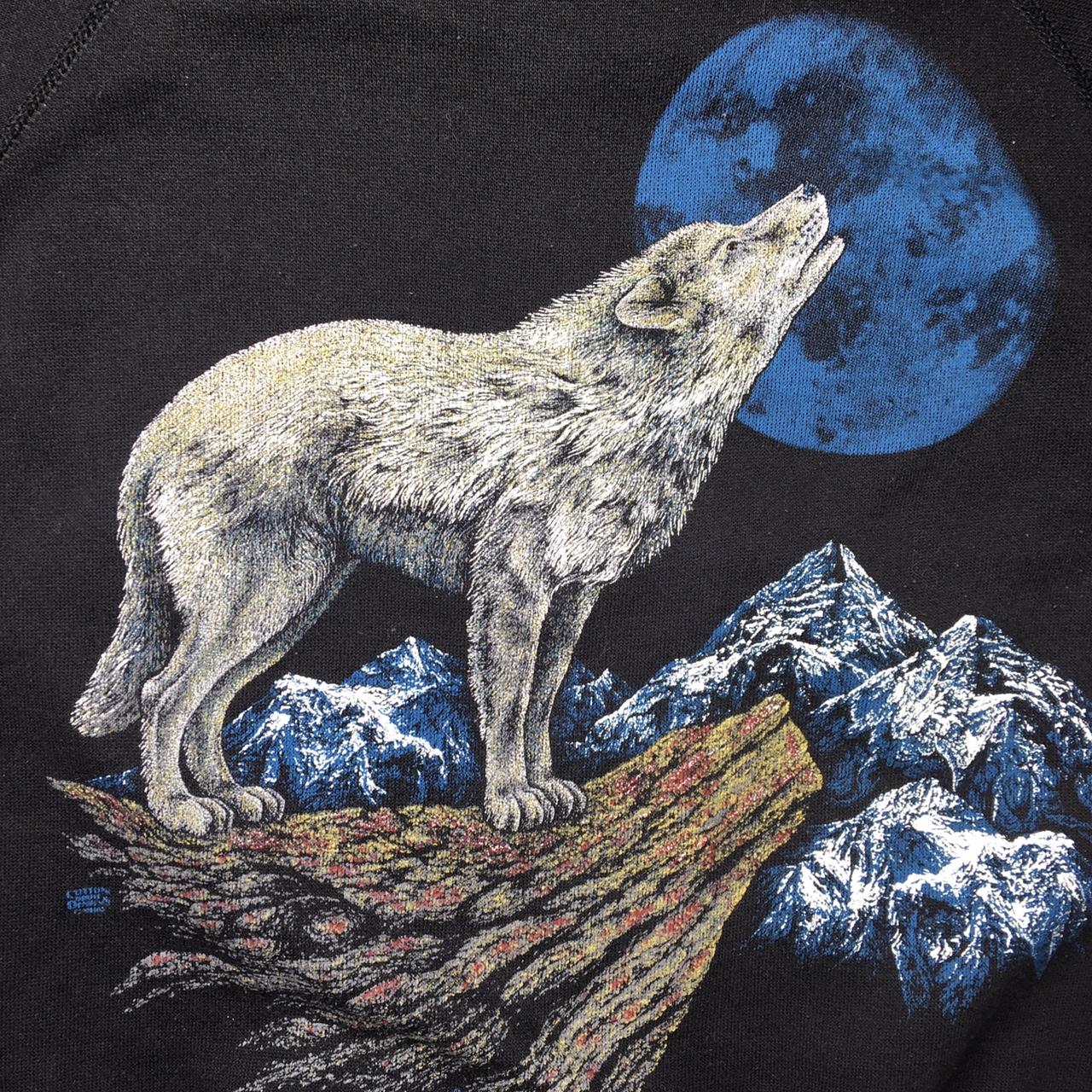 Amazing vintage WOLF crew neck sweatshirt!! Super... - Depop