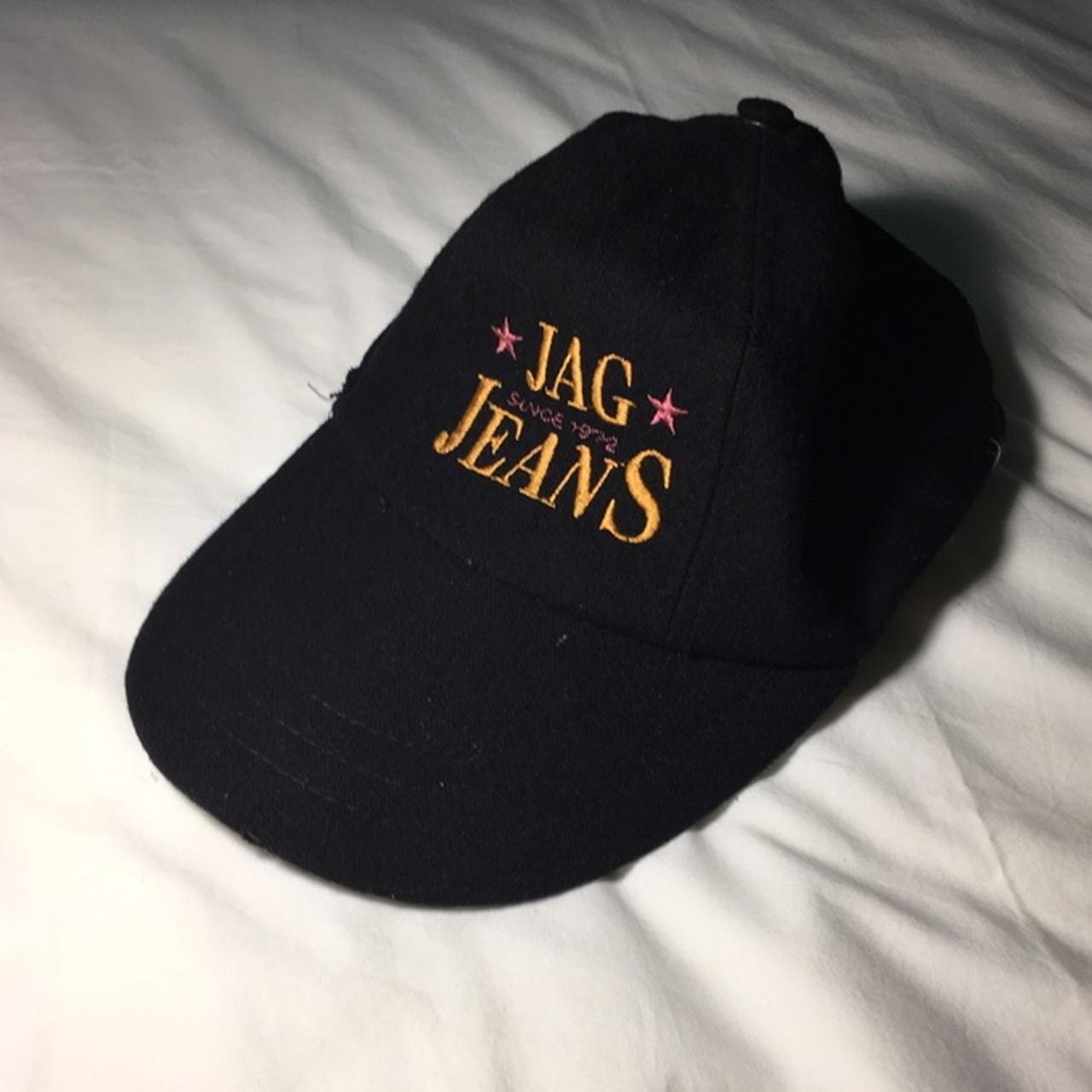 Vintage black JAG Jeans cap.⭐️🦅 The ultimate dad... - Depop