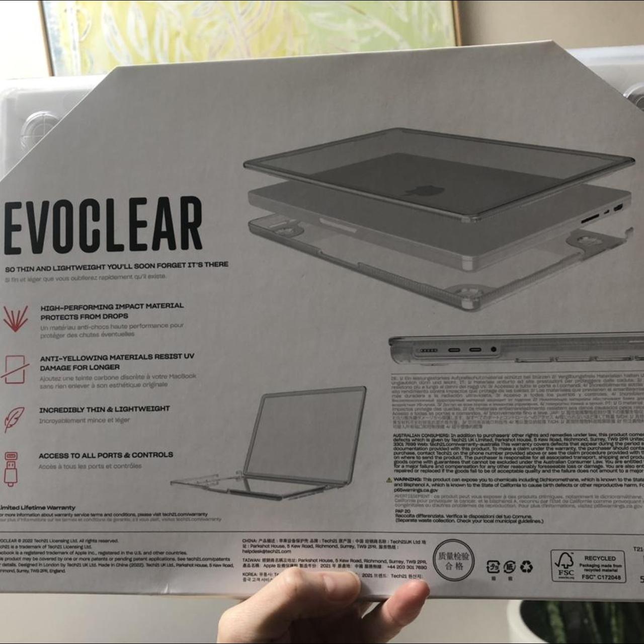 Clear laptop case - MacBook Pro Never used... - Depop