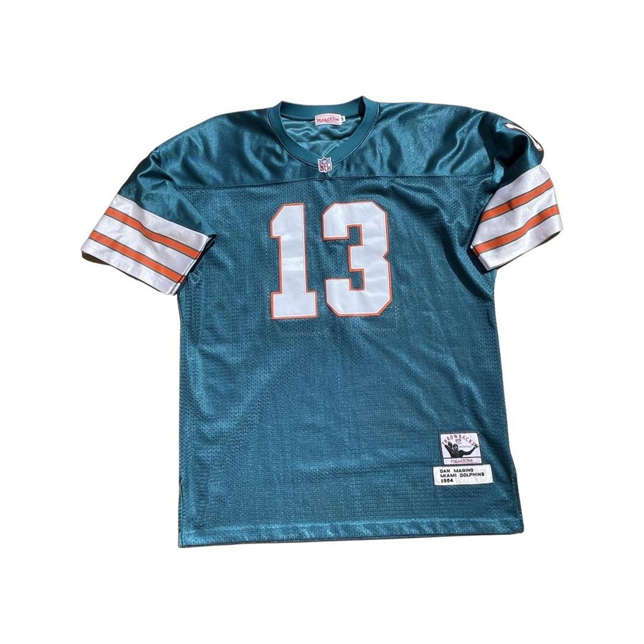 MIAMI DOLPHINS THROWBACK DAN MARINO 13 JERSEY... - Depop