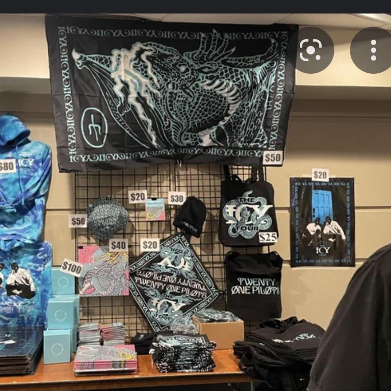 ISO- scaled and icy black zip up and flag!!! if... | Depop