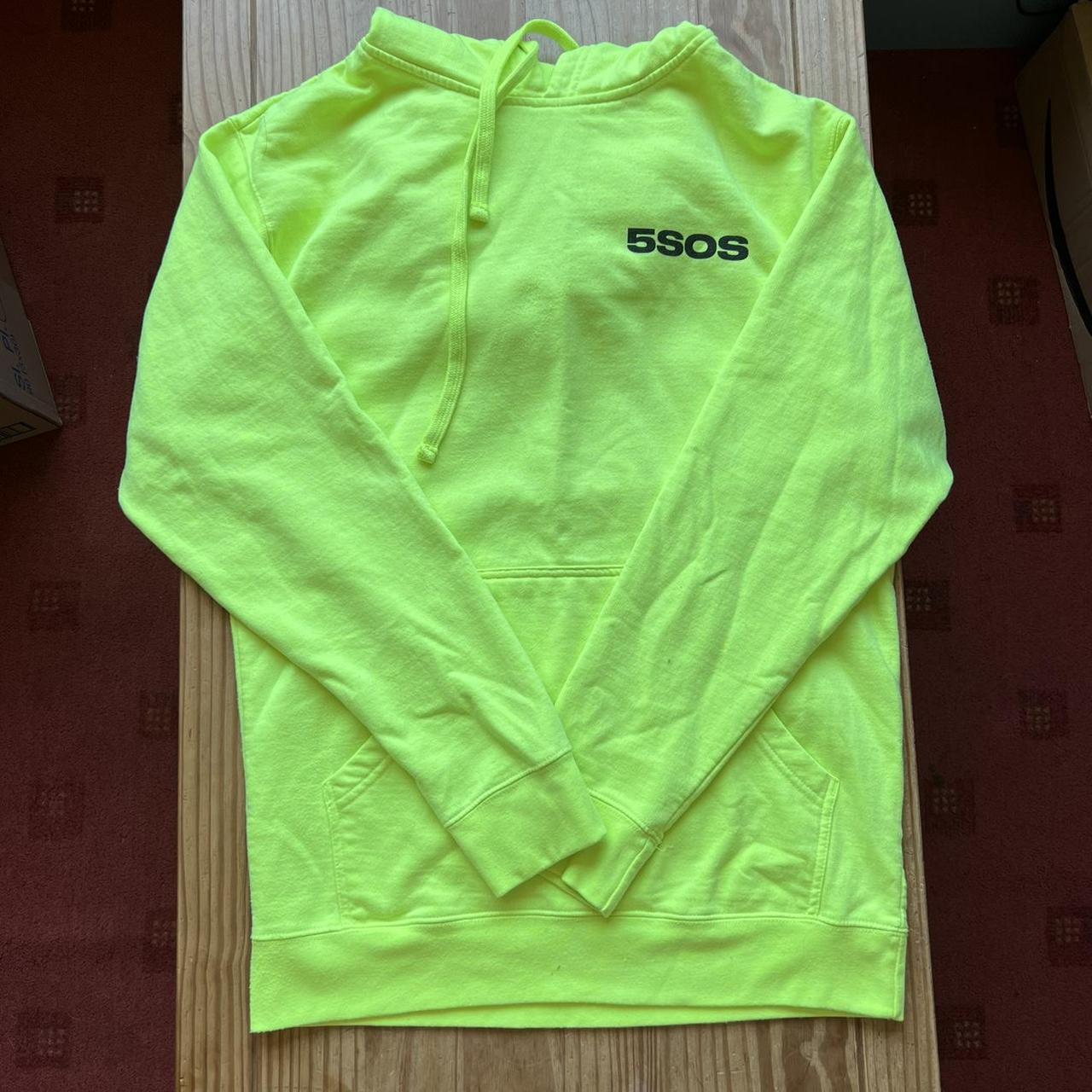 Official 5 seconds of summer ‘Teeth’ neon hoodie In... - Depop