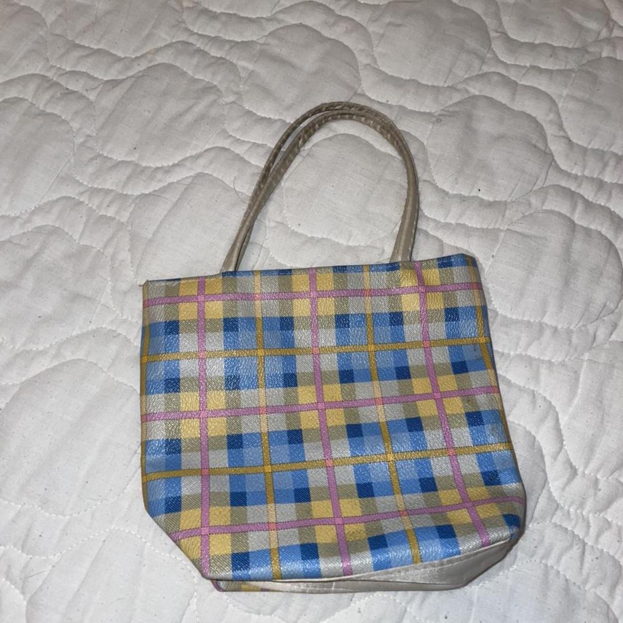 Pastel Plaid Mini Bag - Depop
