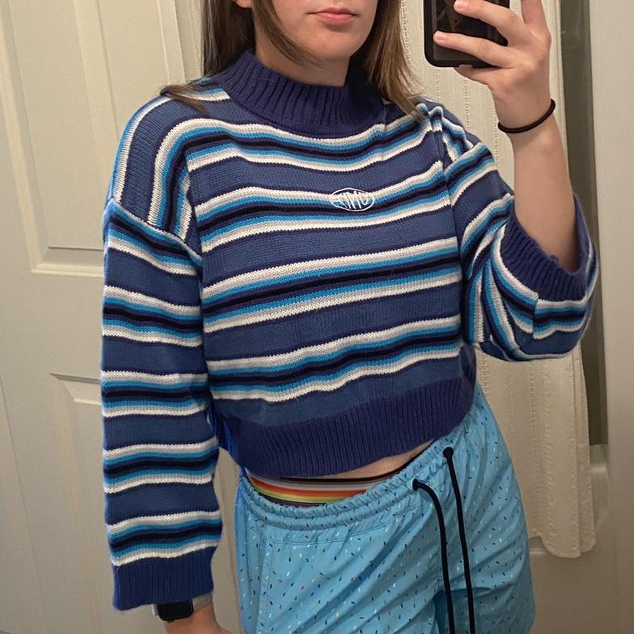 Knockoff UNIF cropped striped sweater! It’s so cute... - Depop