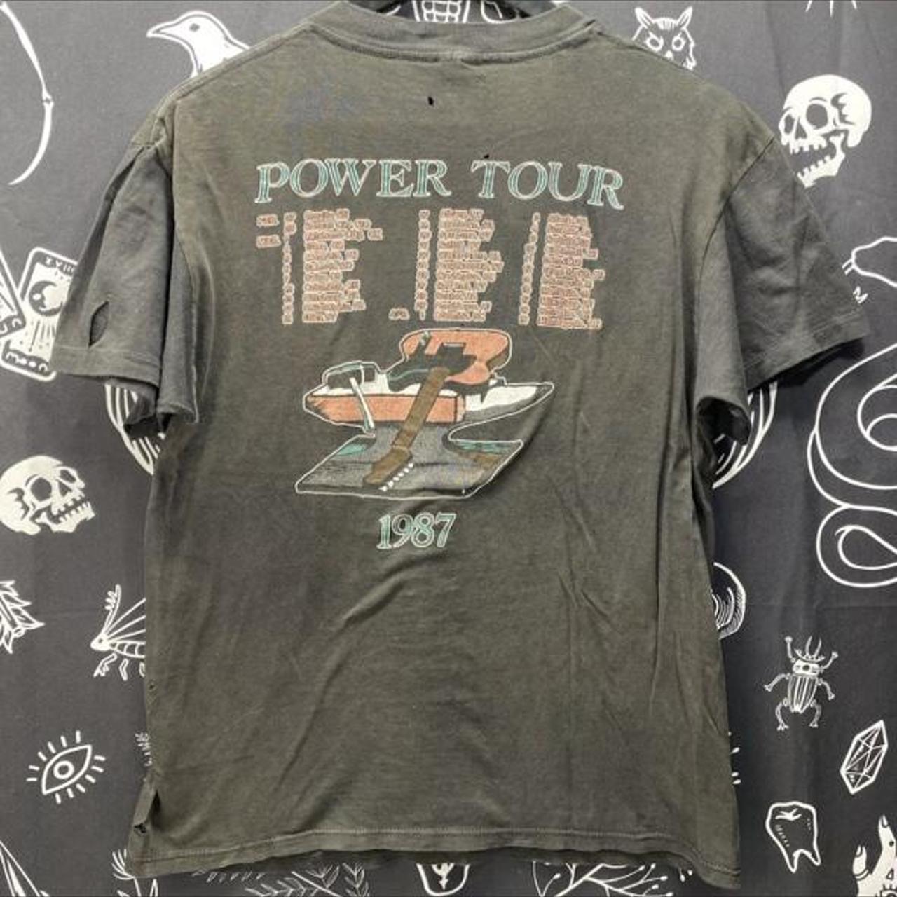 RARE Kansas 1987 Power Tour Concert Vintage T-Shirt... - Depop