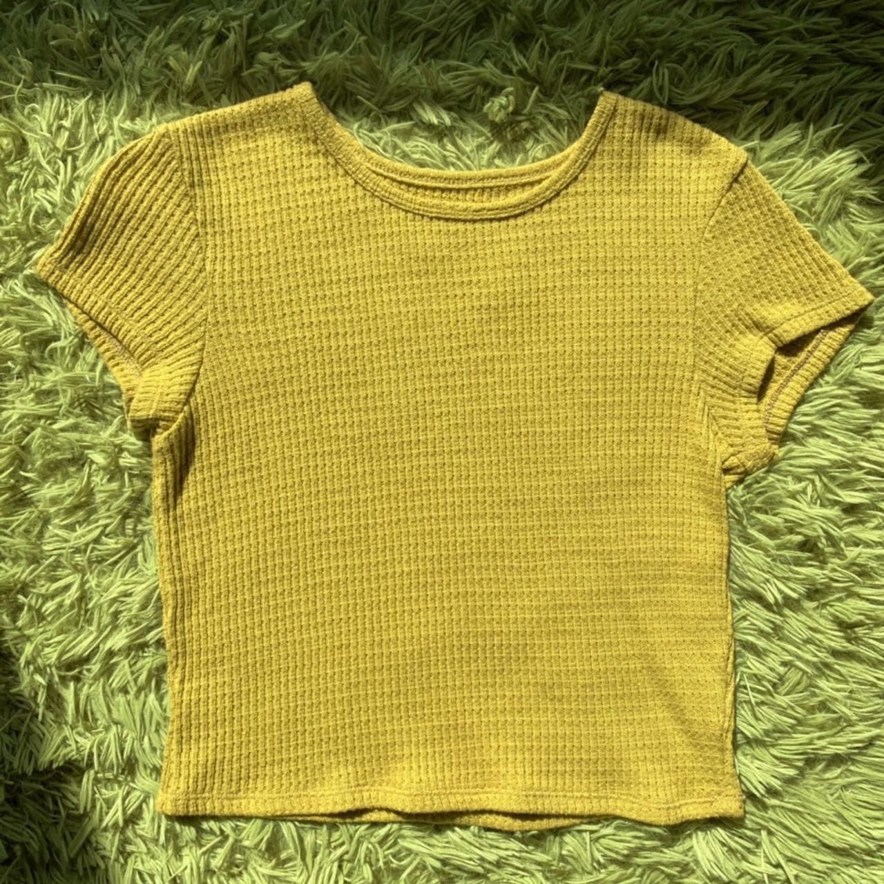 💫 bright yellow-mustard casual top! 💫 ♡ (fits a... - Depop