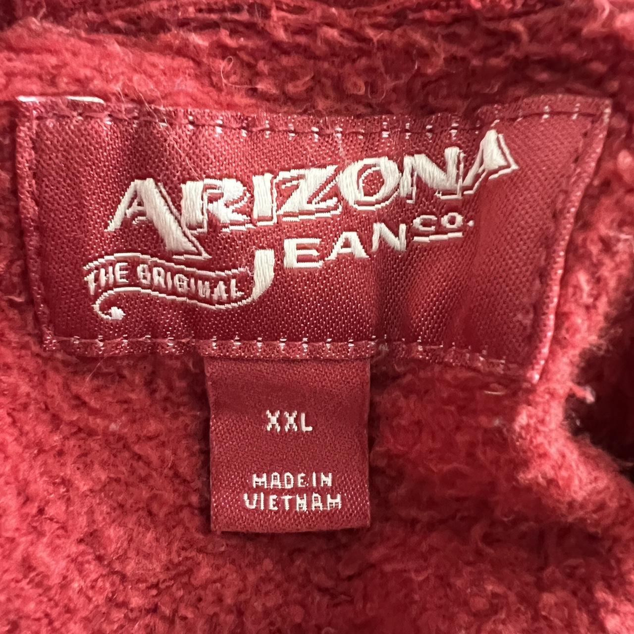 Arizona Jeans Zip Up Hoodie XXL No... - Depop