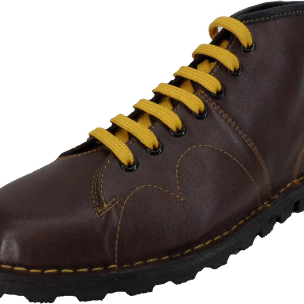 IKON ORIGINAL 1970'S STYLE OXBLOOD LEATHER MONKEY... - Depop