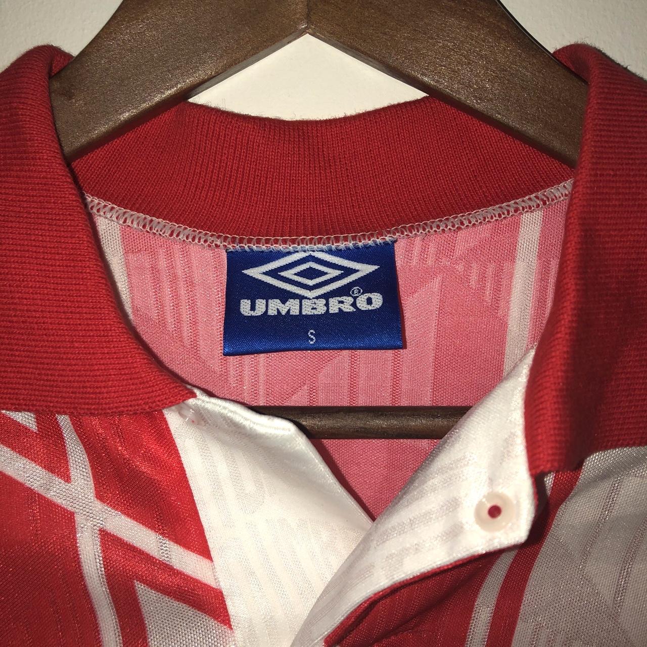 INSANELY RARE Vintage 80s Men’s Umbro Soccer Jersey... - Depop