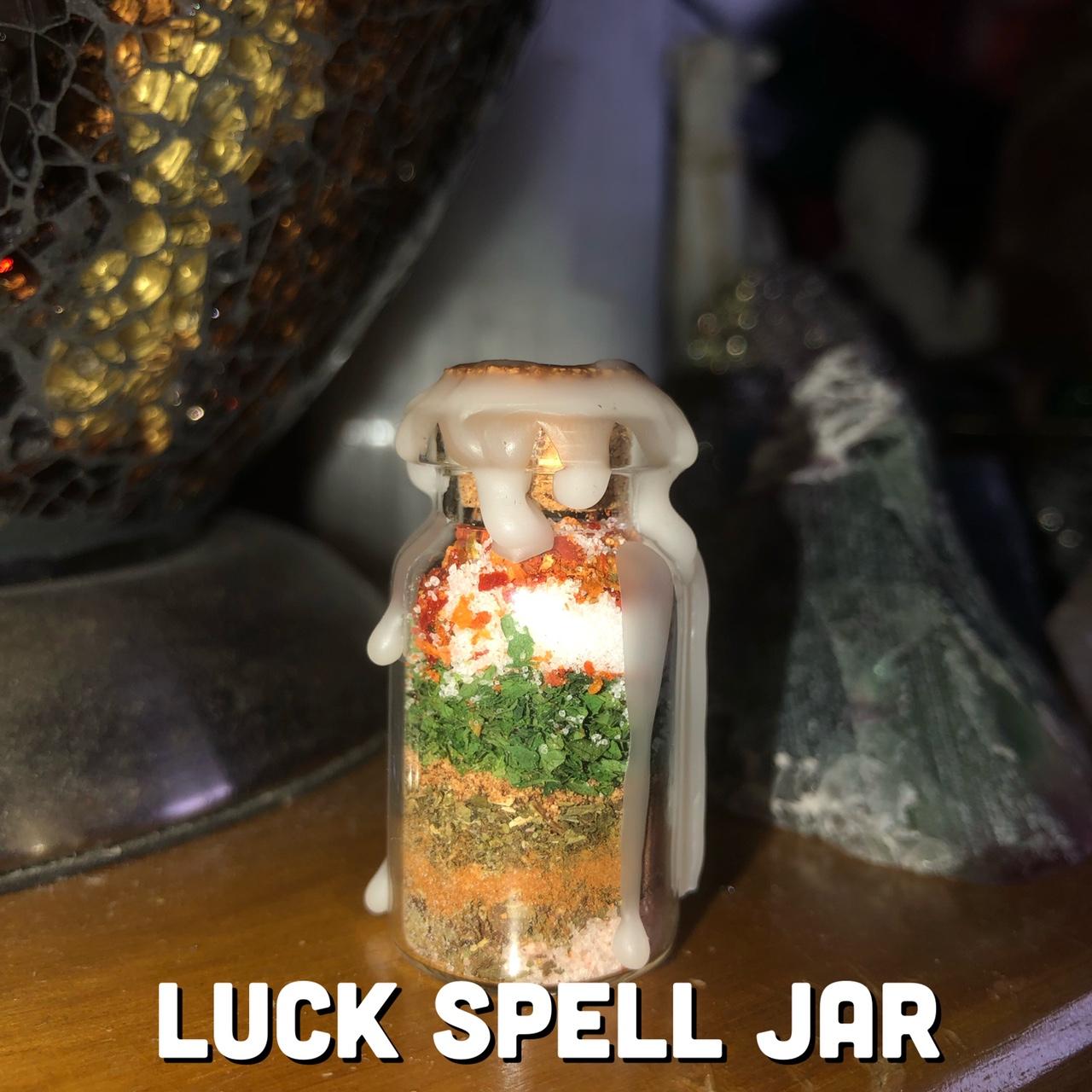 Good luck spell jar 🦋 Message me for custom spell... - Depop
