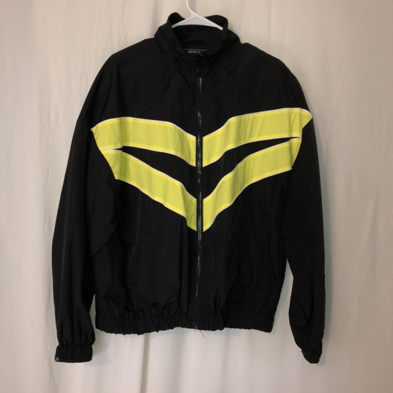 Forever 21 windbreaker/track jacket size M (NEVER... - Depop