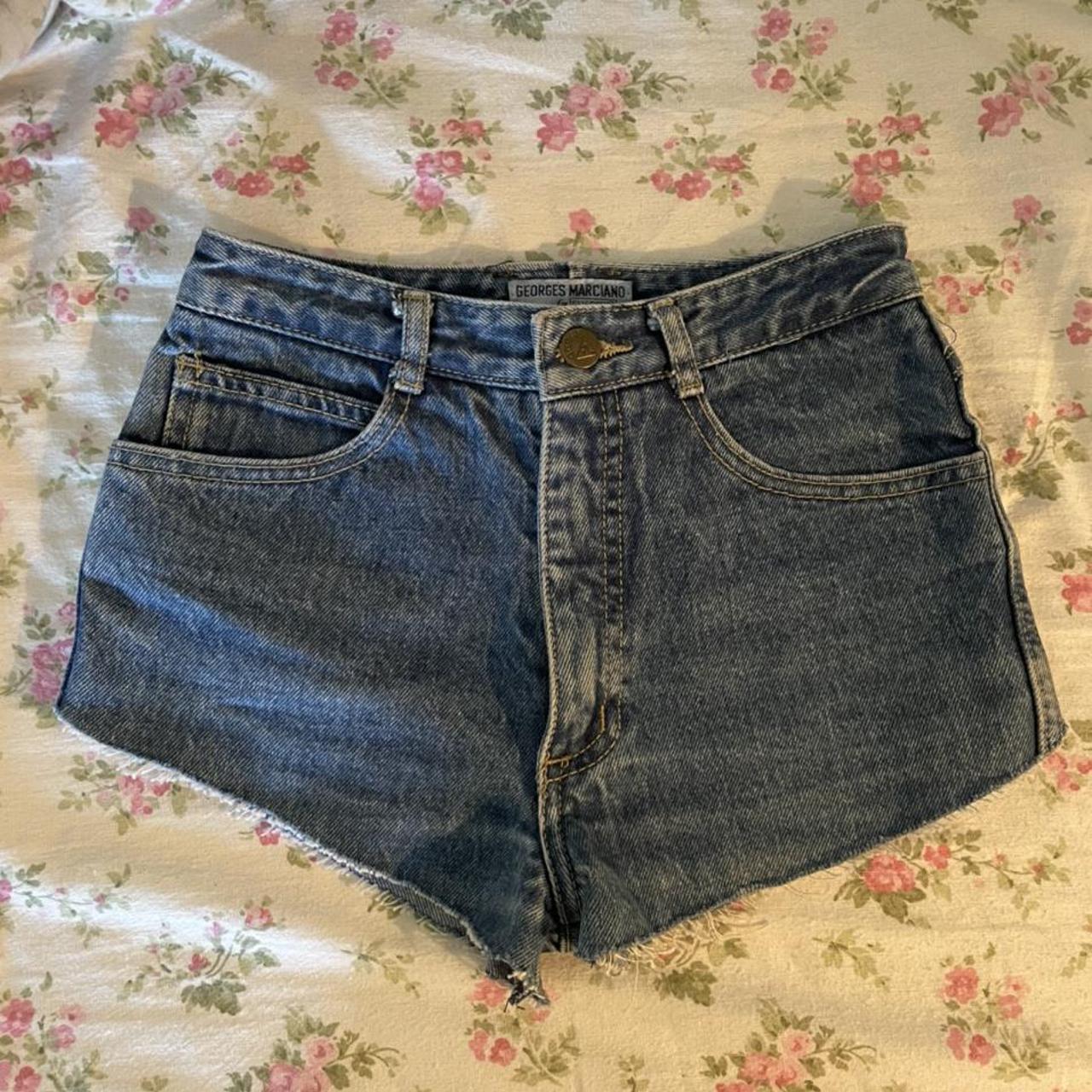 Vintage guess shorts. Super cheeky! Would fit an xs... - Depop