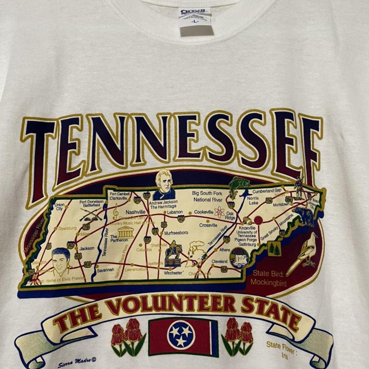 Vintage 2000s Tennessee The Volunteer State... - Depop