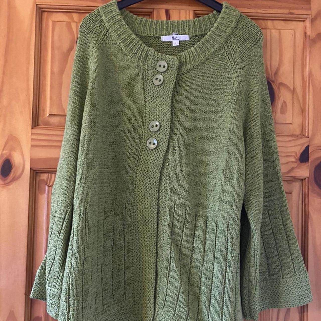 Women's Green Cardigan | Depop