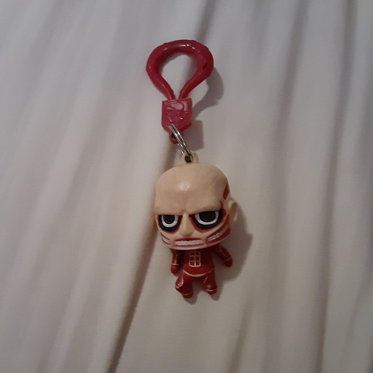 Attack on Titan titan keychain Was on my backpack... | Depop