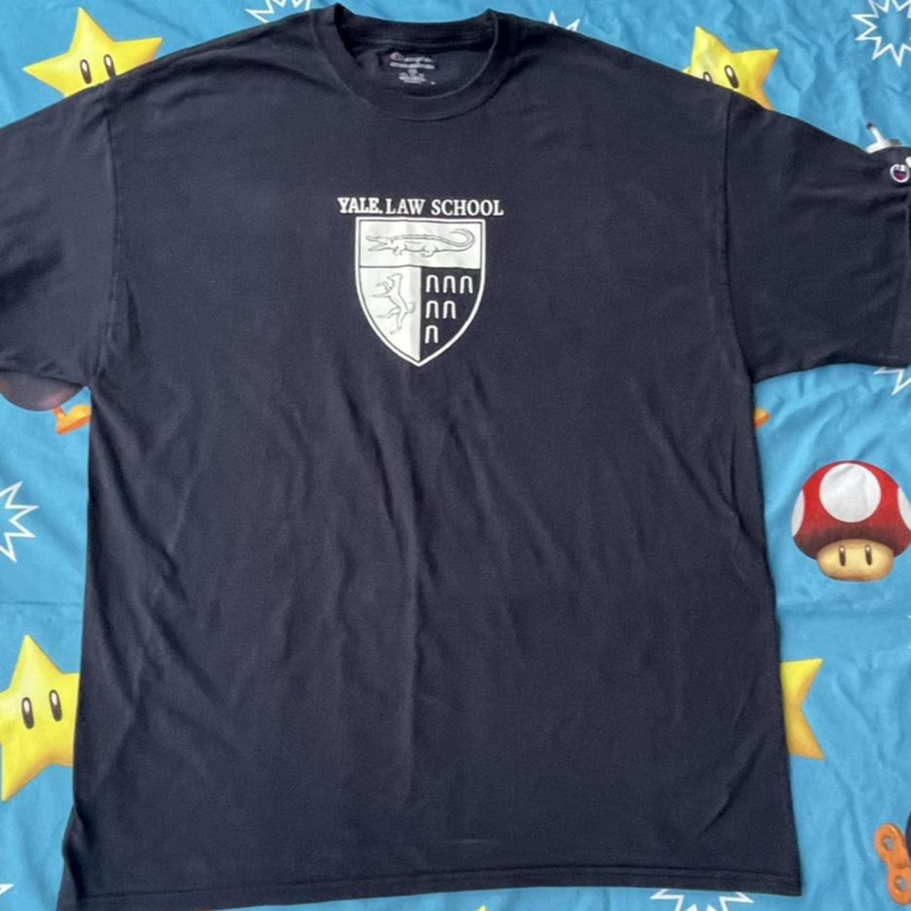 navy blue champion college graphic tee. #graphic... - Depop