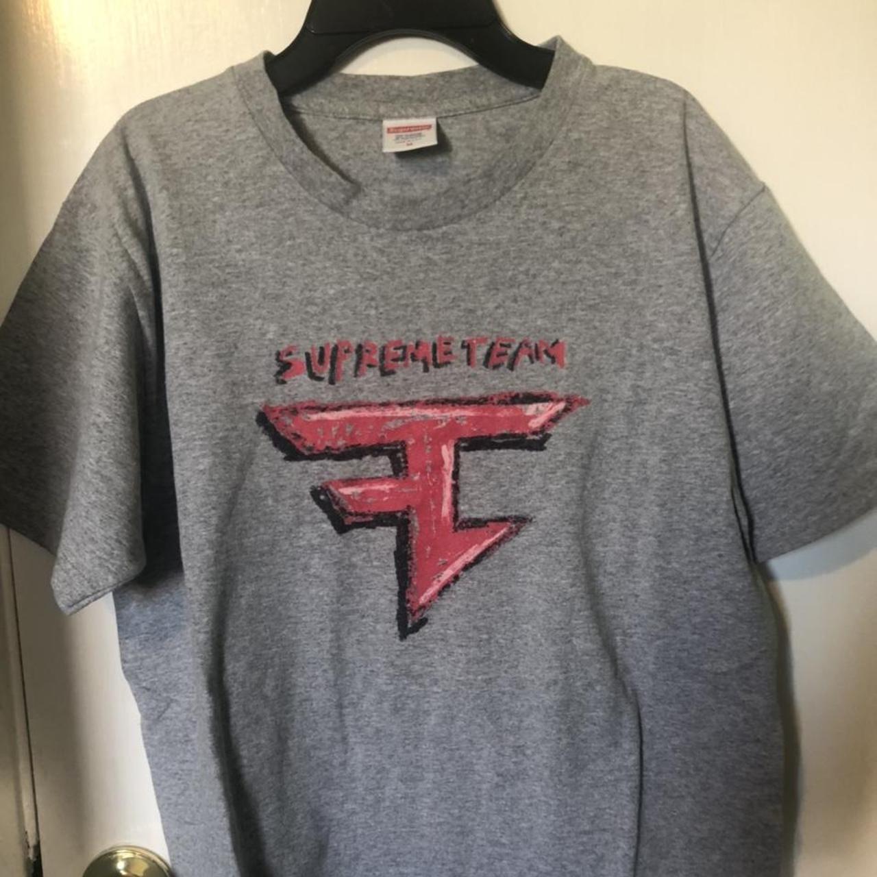 Supreme X Faze Clan T shirt Size M Worn Once - Depop