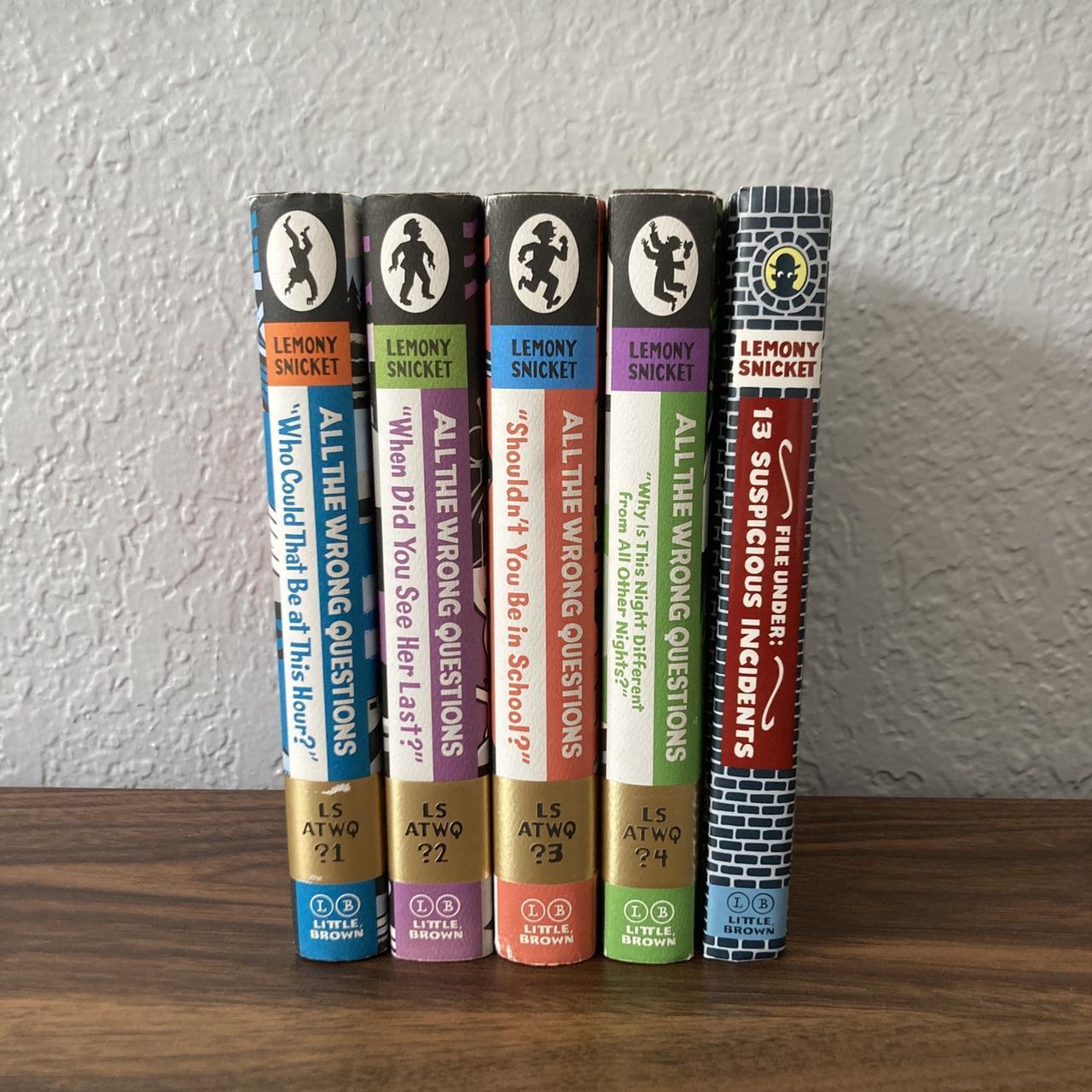 ALL THE WRONG QUESTIONS SERIES + BONUS BY LEMONY... - Depop