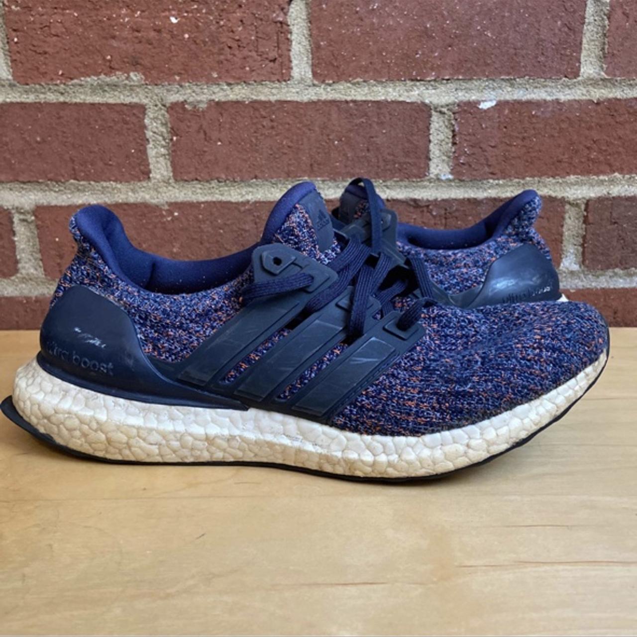 Adidas UltraBoost Boost 4.0 Navy Blue Multicolor... - Depop