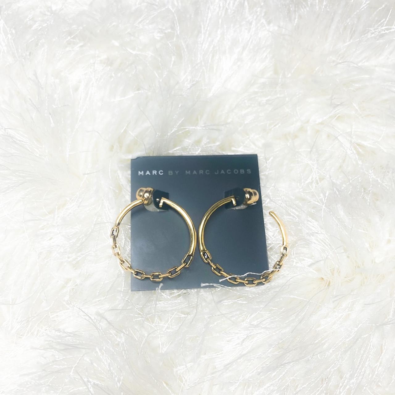 MARC JACOBS HOOP EARRINGS #marcjacobs #hoops... - Depop