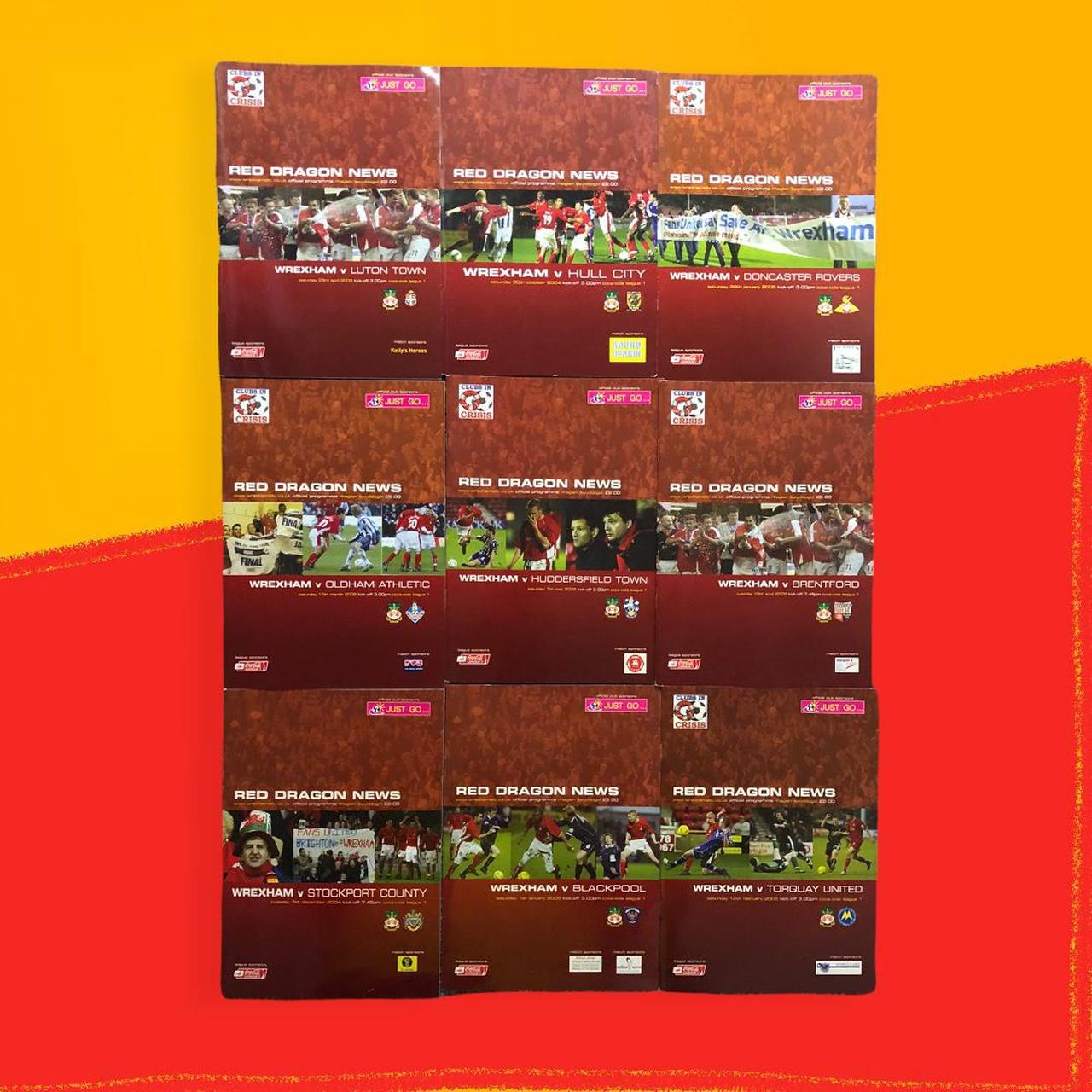 Wrexham AFC Match Day Programme Bundle - 2004/05 A... - Depop