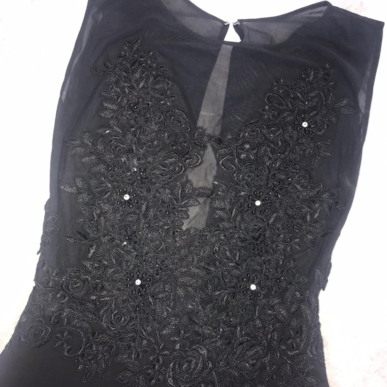 Bespoke made mark melia lace dress Mesh top with... - Depop