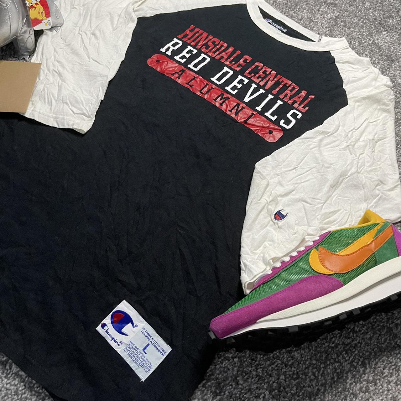 Champion “Hinsdale Central Red Devils” baseball... - Depop